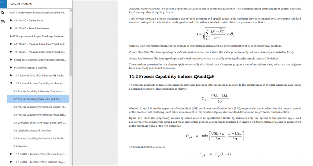 IEE Vol 3 process capability equation - Smarter Solutions, Inc.